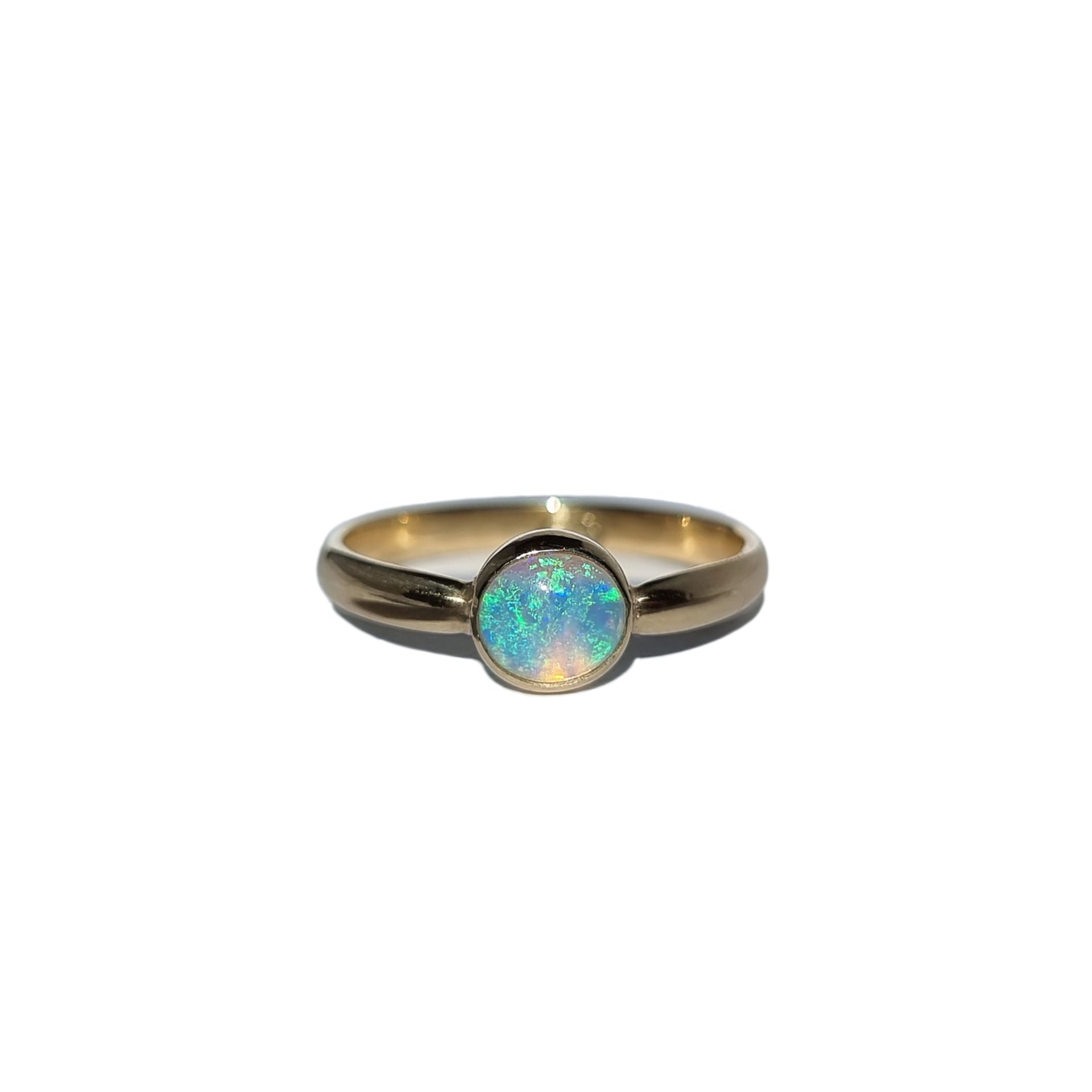 Magical Crystal Opal Gold Ring – Emily Eliza Arlotte